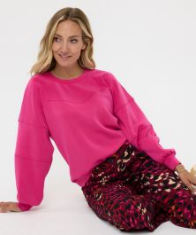 EsQualo Sweater “V” seams Modal