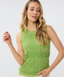 EsQualo Top ajour knit