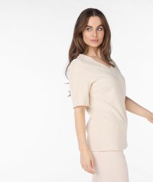 EsQualo Top v-neck fancy