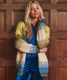 Esqualo Cardigan Intarsia